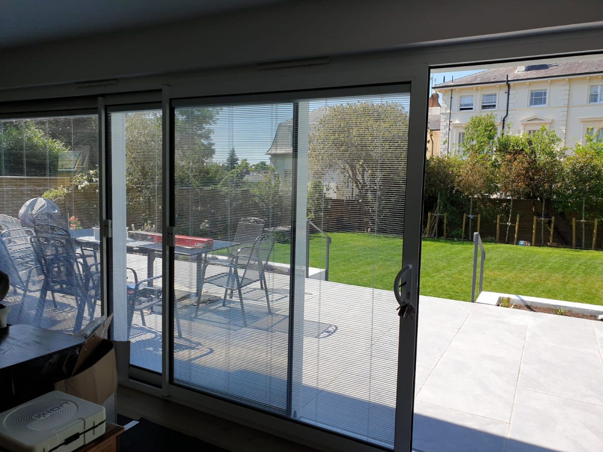 Home Between Glass Blinds